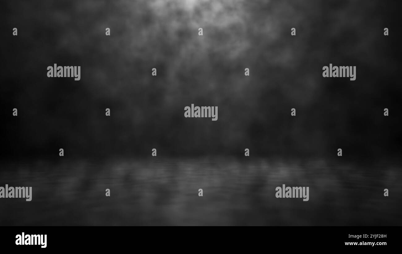 Abstract background with dense fog and reflections. Perfect for ...