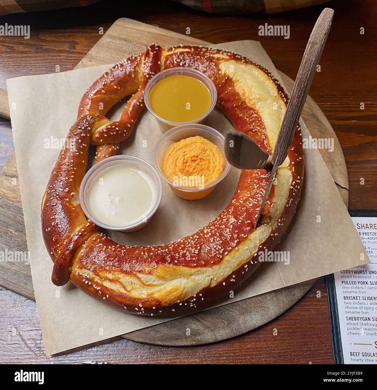 Giant pretzel hi-res stock photography and images - Alamy