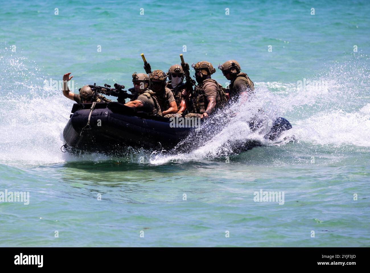 U.S. Army Special Forces, from 7th Special Forces Group, perform an ...