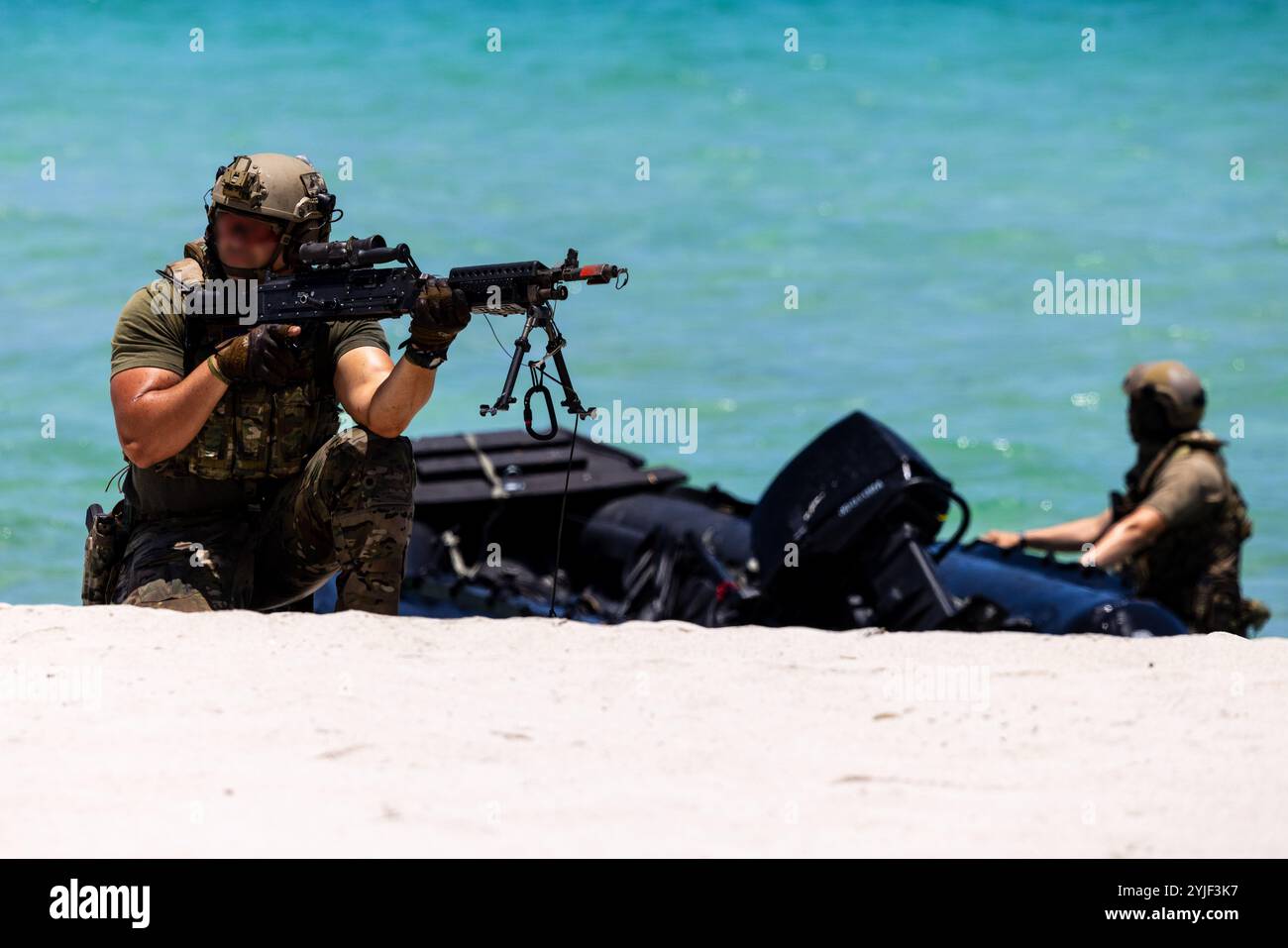 U.S. Army Special Forces, from 7th Special Forces Group, perform an ...