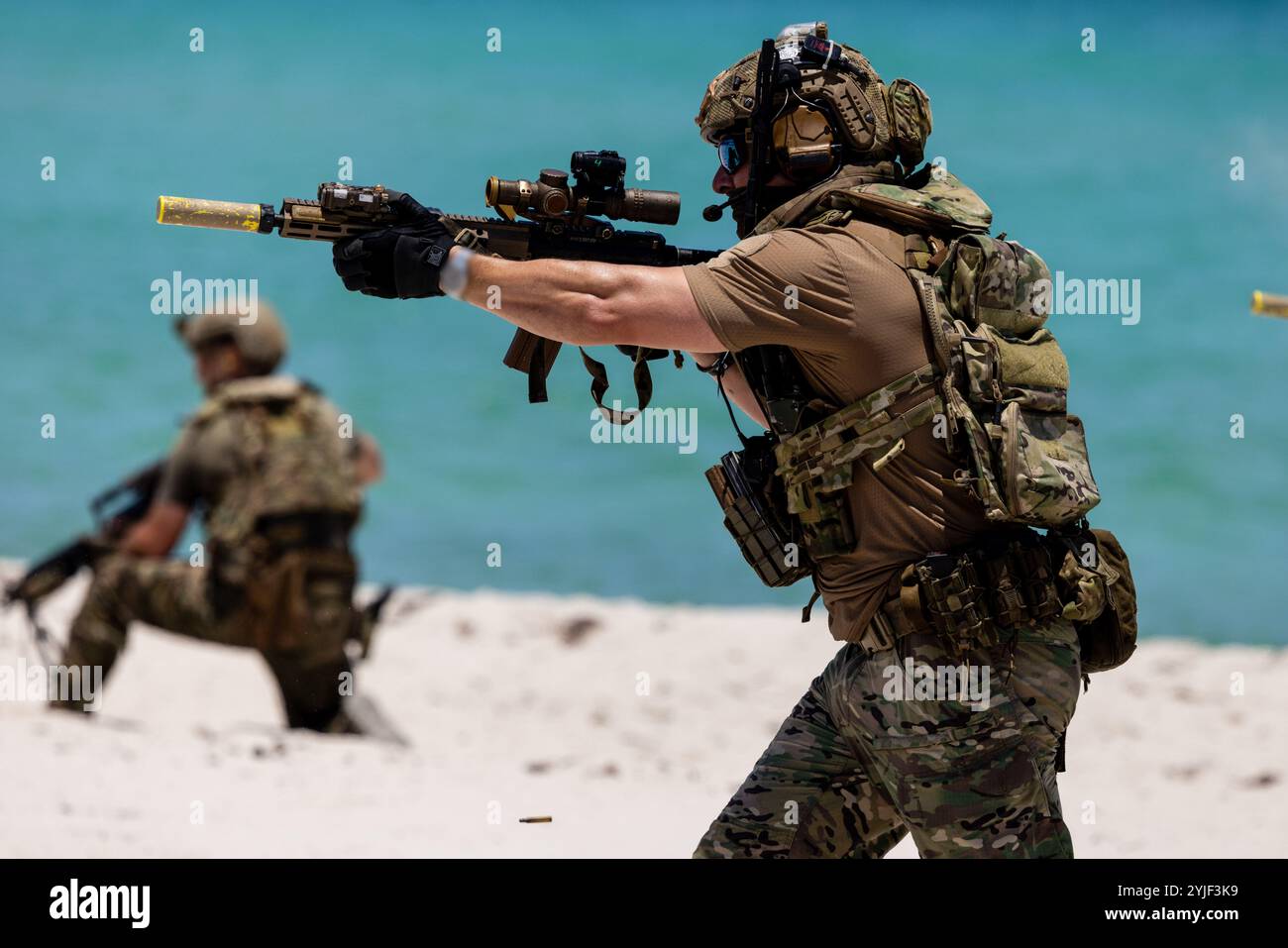 U.S. Army Special Forces, from 7th Special Forces Group, perform an ...