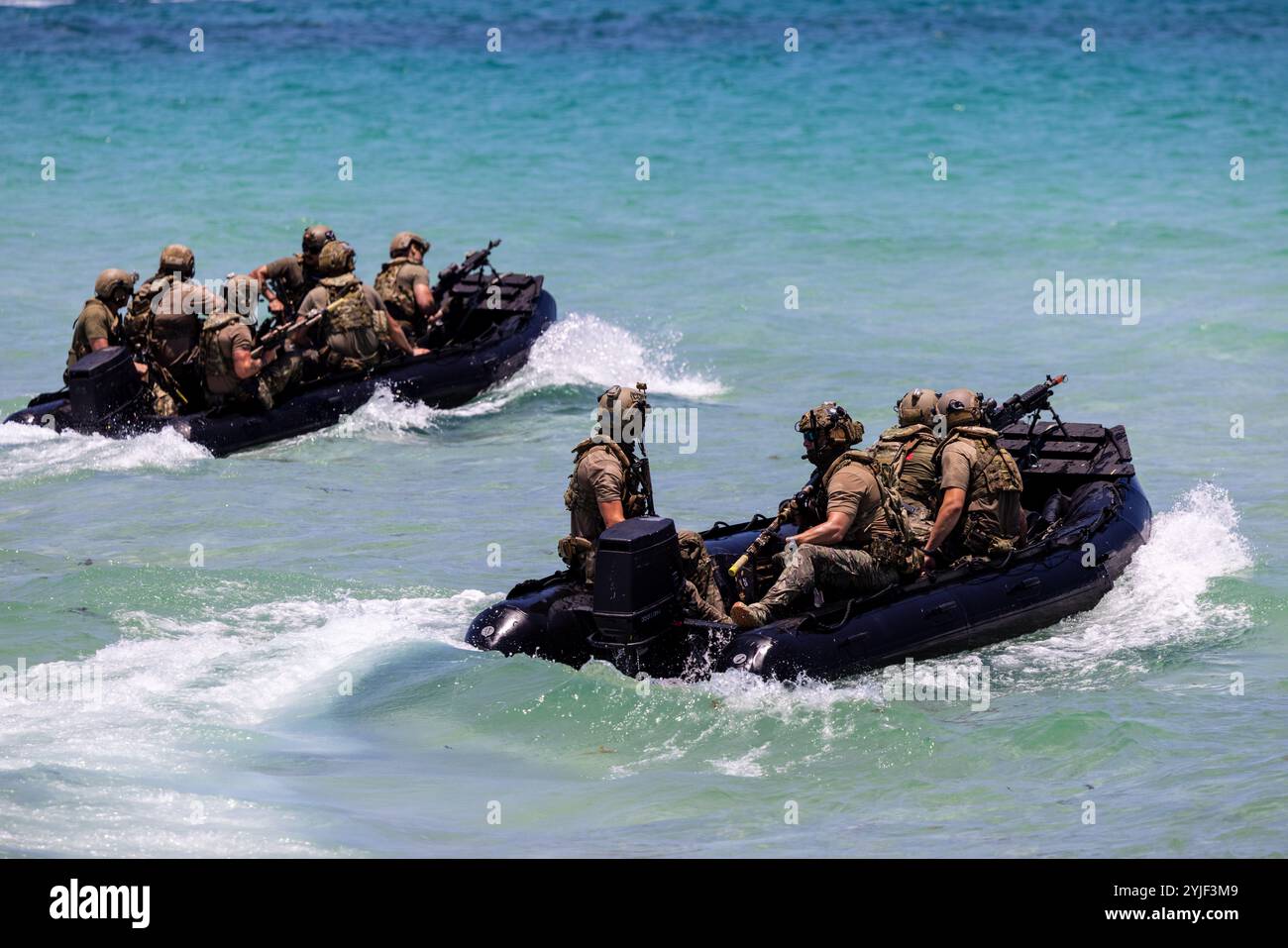 U.S. Army Special Forces, from 7th Special Forces Group, perform an ...