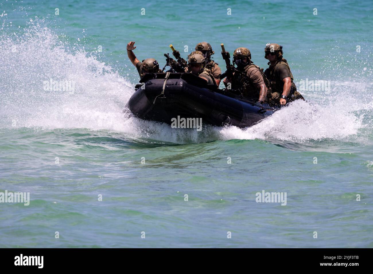 U.S. Army Special Forces, from 7th Special Forces Group, perform an ...