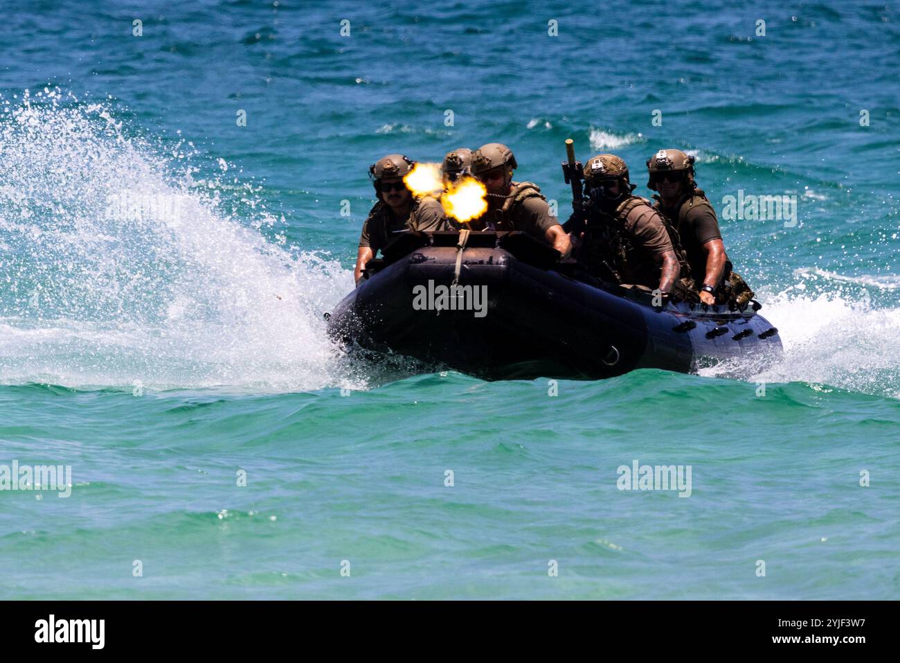 U.S. Army Special Forces, from 7th Special Forces Group, perform an ...