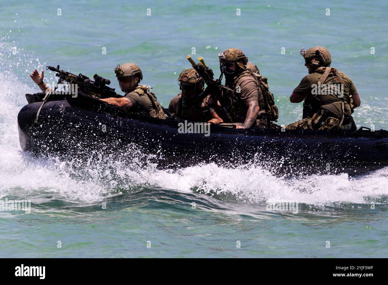 U.S. Army Special Forces, from 7th Special Forces Group, perform an ...