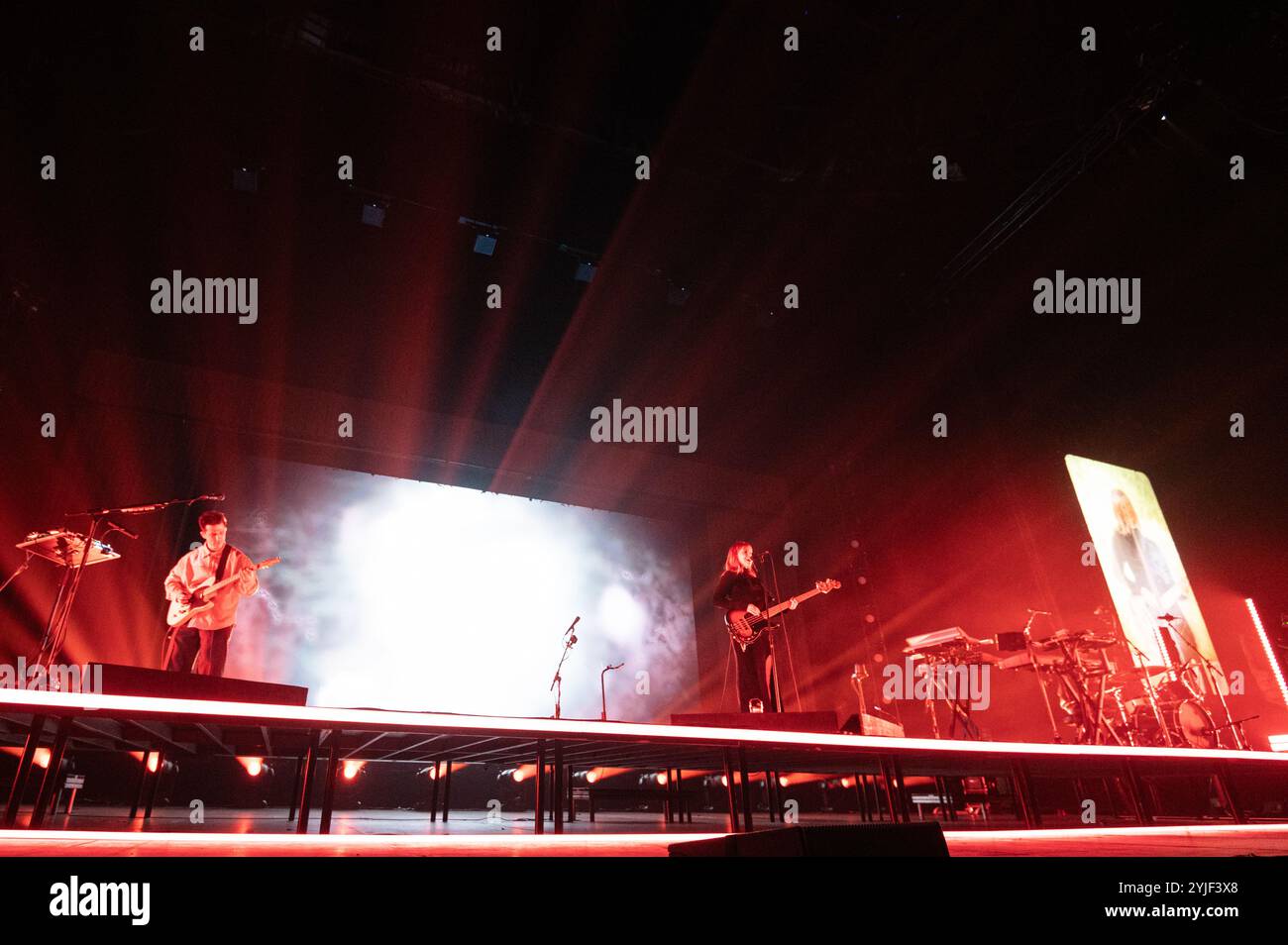 London, UK. November 14th, 2024. London Grammar performing during ‘The ...