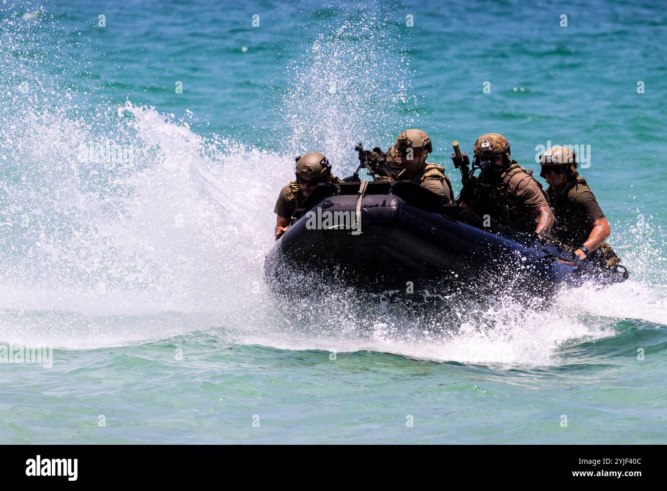 U.S. Army Special Forces, from 7th Special Forces Group, perform an ...