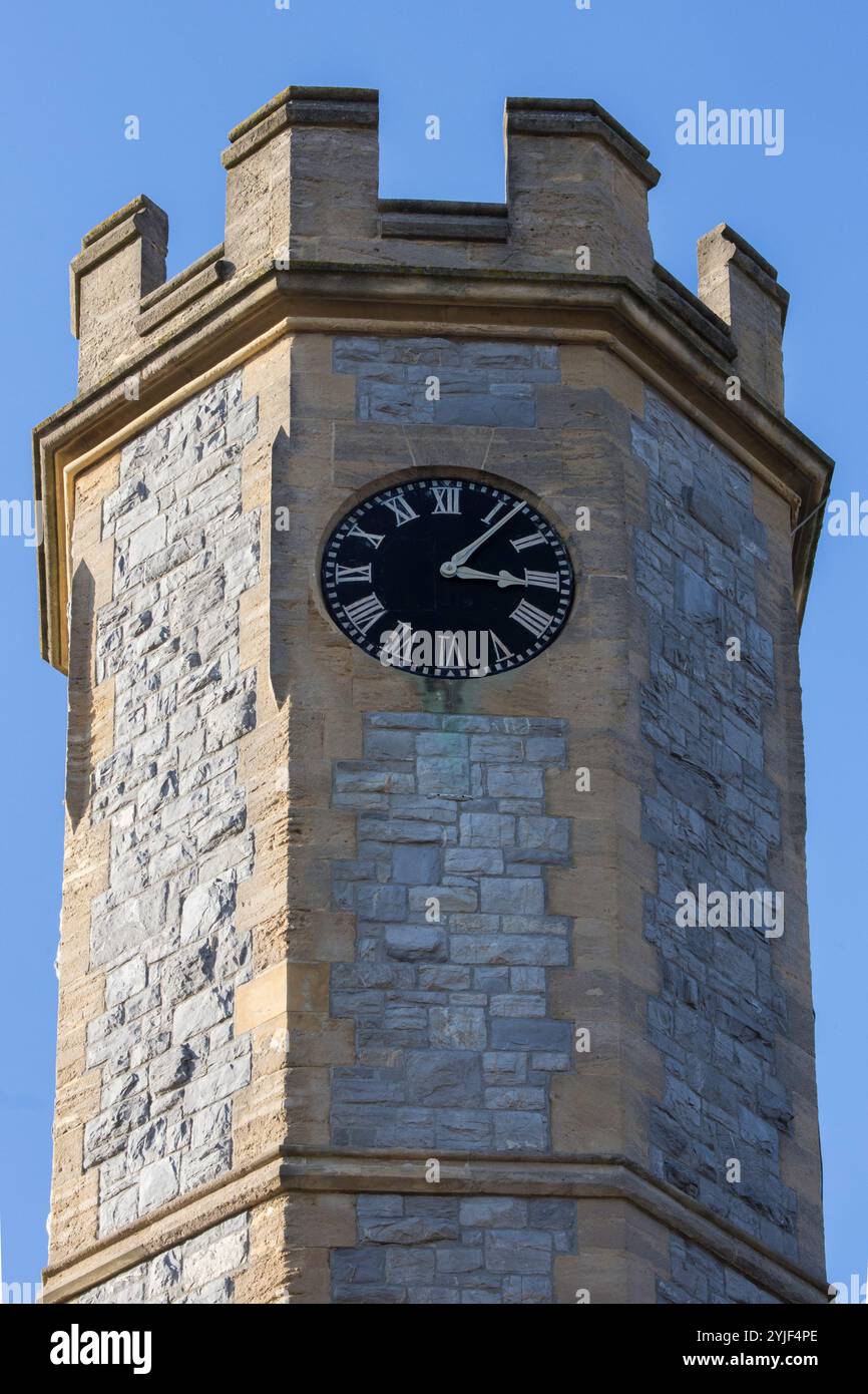 Portsmouth Old Goal Clock Tower - Flat conversions Stock Photo - Alamy
