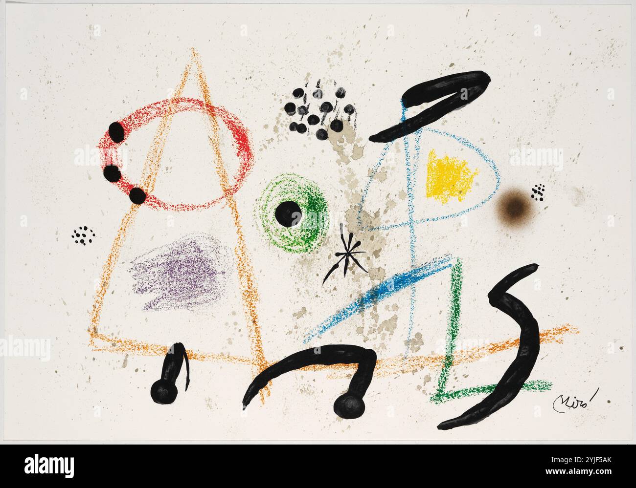 Joan Miró / "Wonders with Acrostic Variations in the Miró Garden", 1975 ...