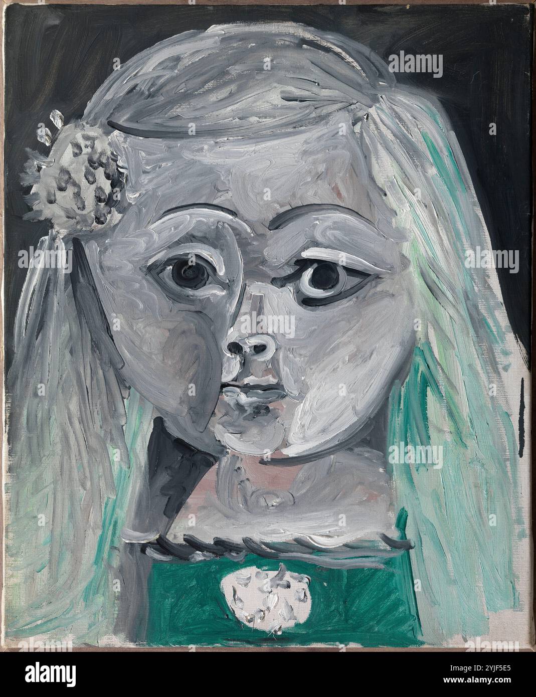 Pablo Picasso / 'Las Meninas (infanta Margarita María)', 1957, Oil on ...