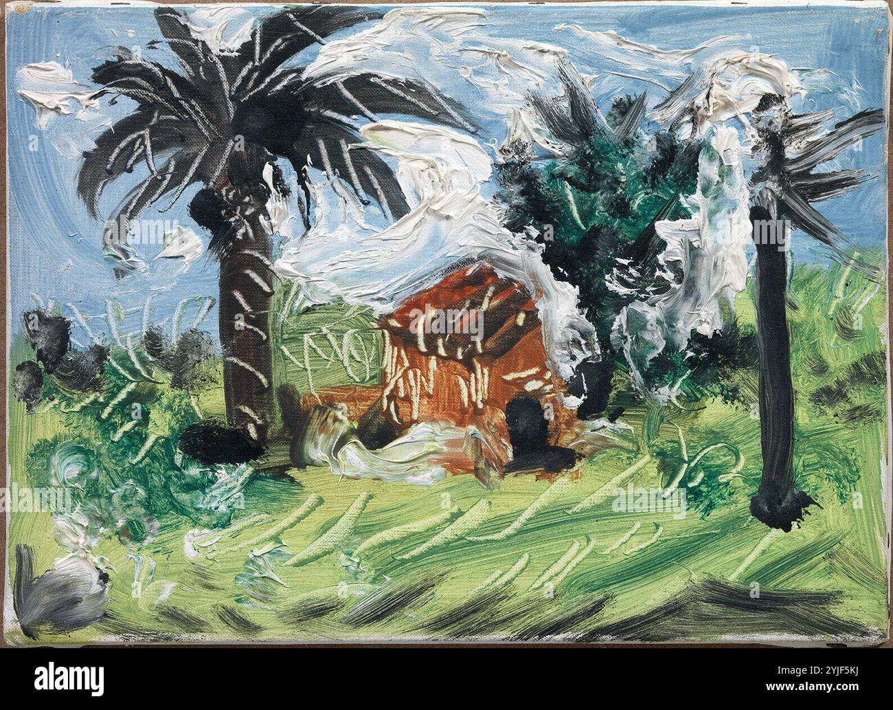 Pablo Picasso Paisaje 1957 Oil On Canvas 16 X 22 Cm Mpb 70488