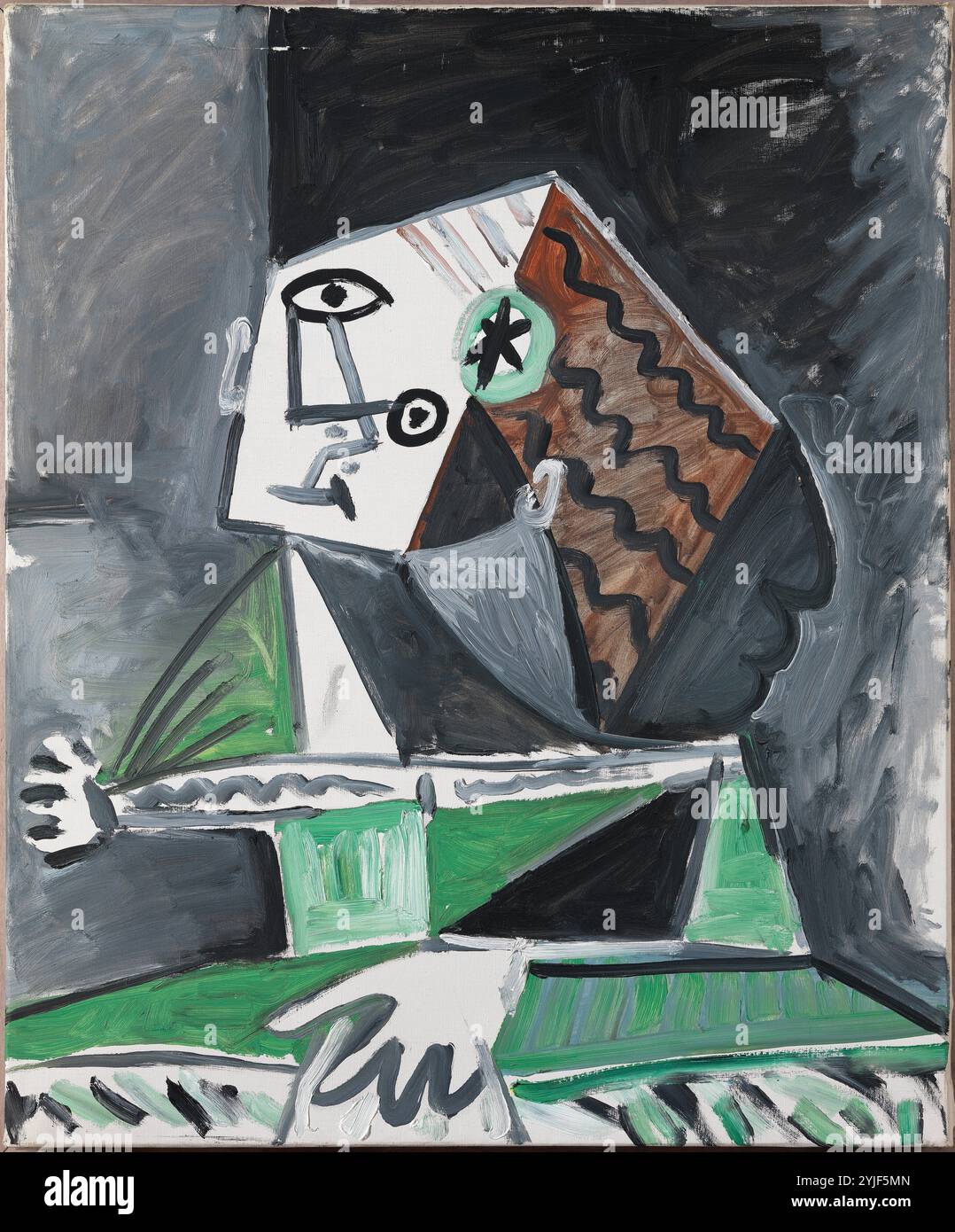 Pablo Picasso / "Las Meninas (Isabel de Velasco)", 1957, Oil on canvas ...