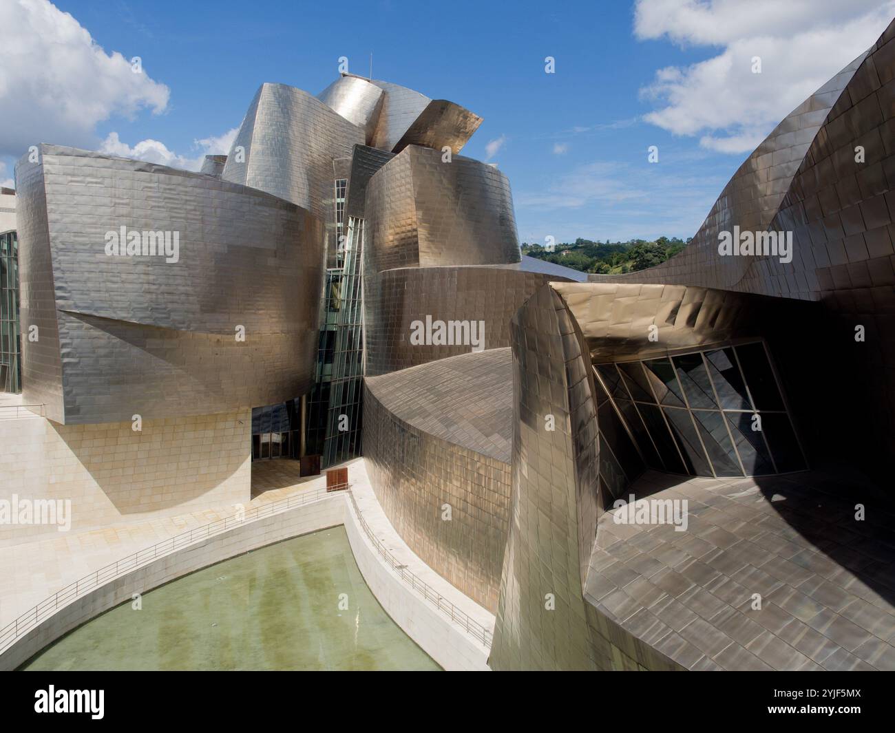 Exterior of the Guggenheim Museum, 1992-1997, Bilbao, Vizcaya, Basque ...