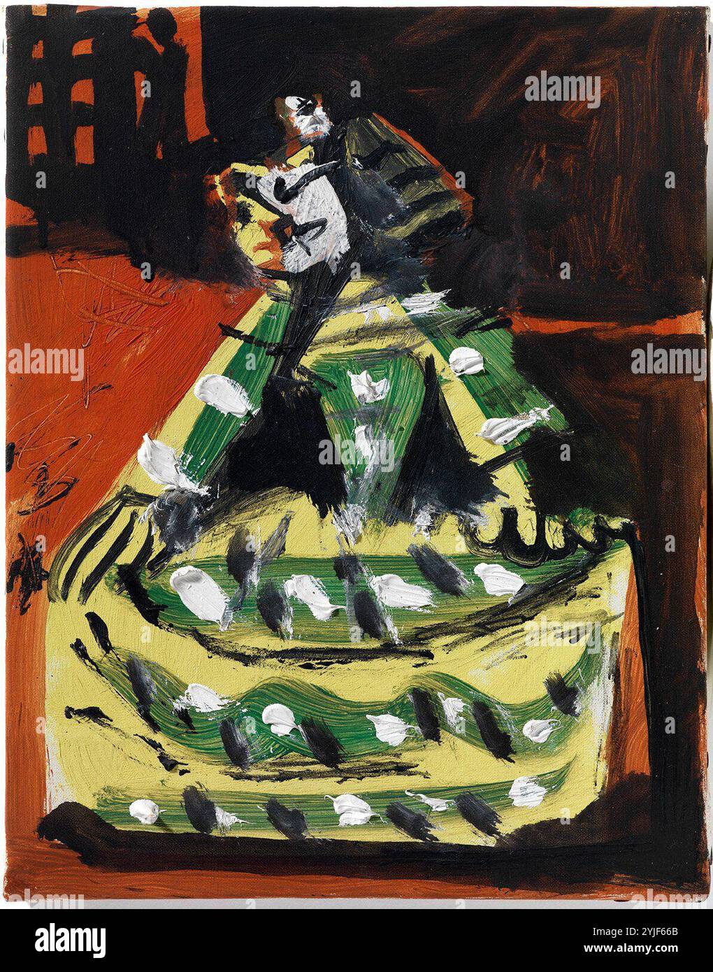Pablo Picasso / "Las Meninas (Isabel de Velasco)", 1957, Oil on canvas ...