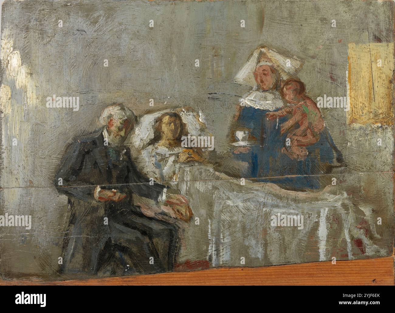 Pablo Picasso / Study for 'Science and charity', 1897, Oil on canvas ...