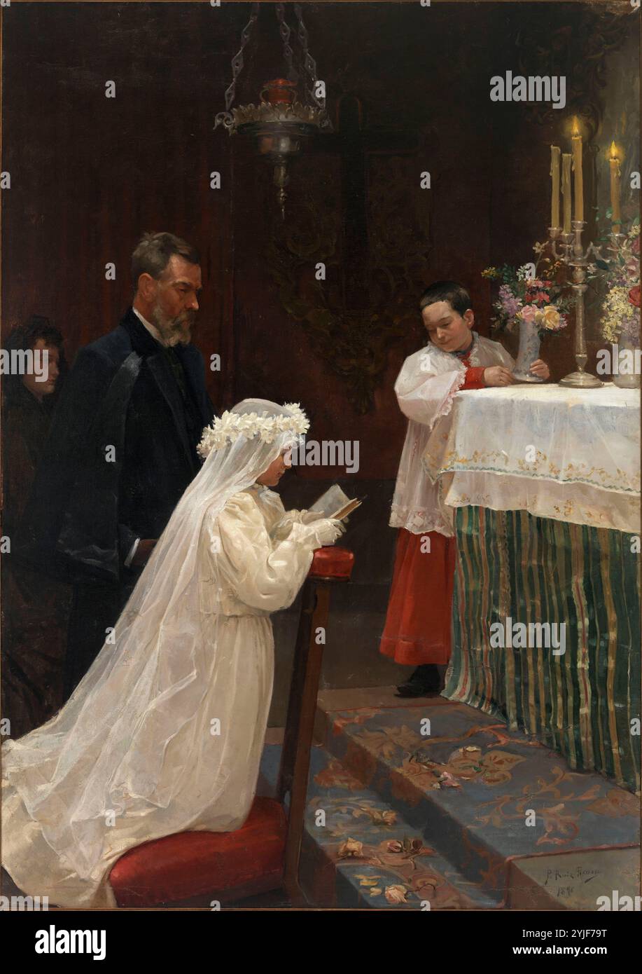 Pablo Picasso / 'The First Communion', 1896, Oil on canvas, 166 x 118 ...
