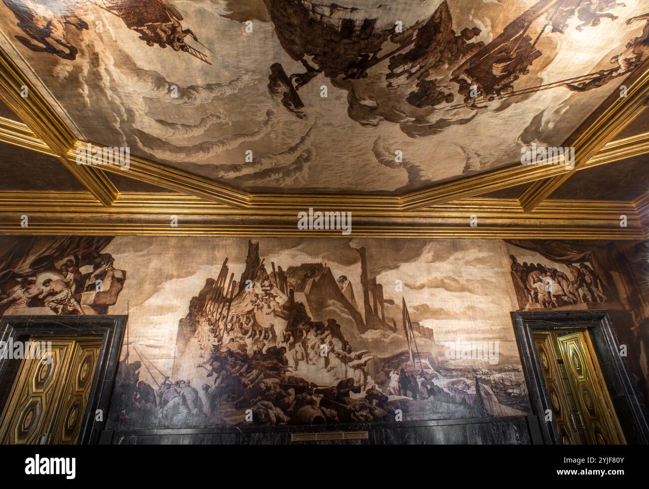 Josep María Sert / Paintings of the Hall of the Chronicles, City Hall ...