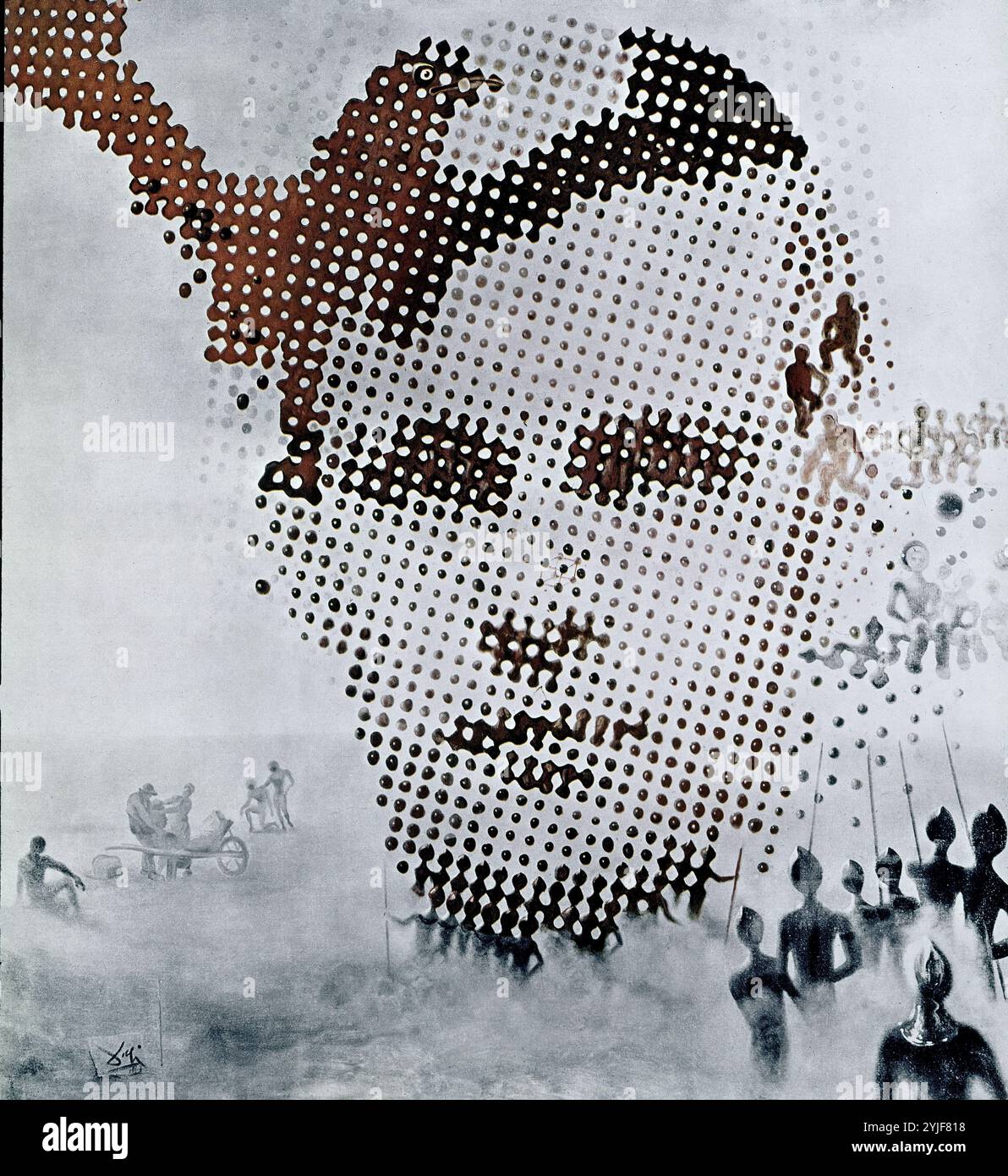 RETRATO DE MI HERMANO MUERTO - 1963 - 175x175 cm - SURREALISMO ESPAÑOL ...