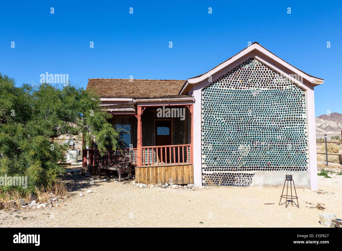 Gold Panning Prospector Tom Kelly Recycled Beer Bottle Glass House ...