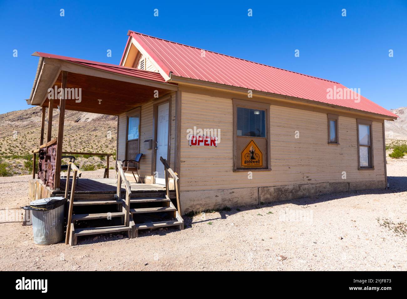 Goldwell Open Air Museum Building Exterior, Famous Nevada Rhyolite ...