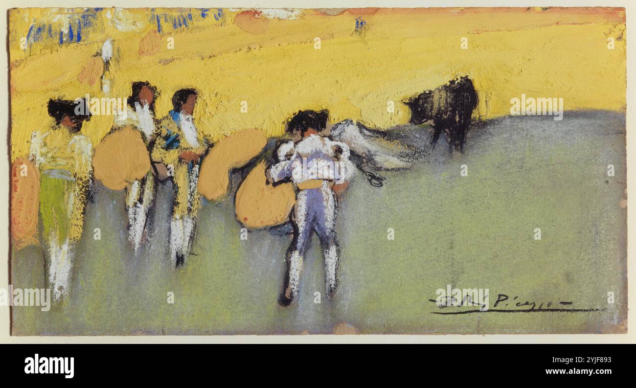 Pablo Picasso / “Bullfight”, 1900. Museum: Museo Cau Ferrat, Sitges ...