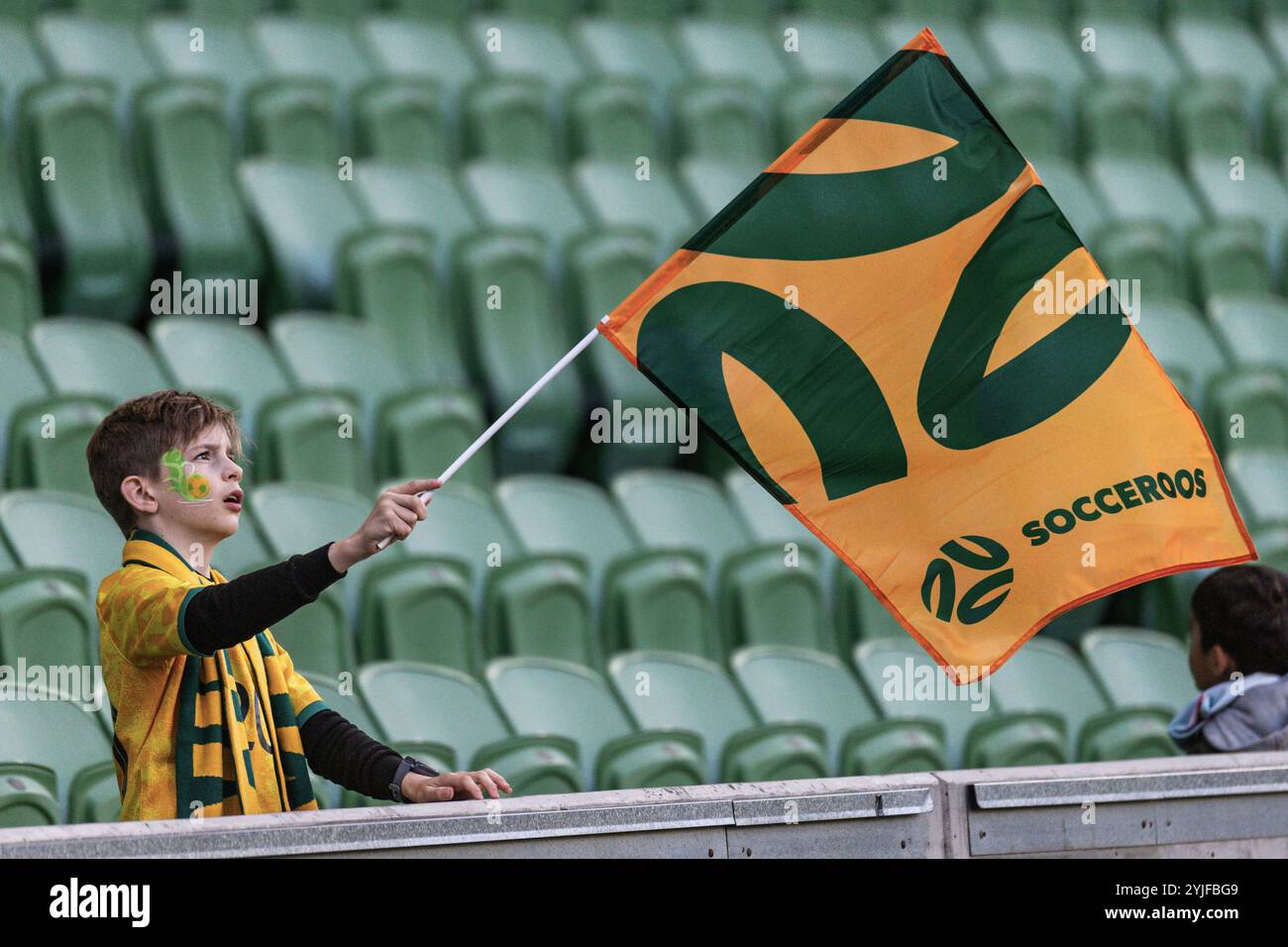 Socceroos fan hi-res stock photography and images - Alamy
