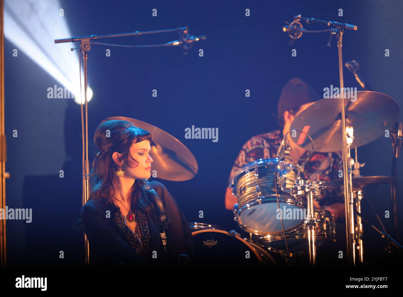 Finnish blues and blues rock singer-songwriter Ina Forsman in concert at the Limoges Opera for ...