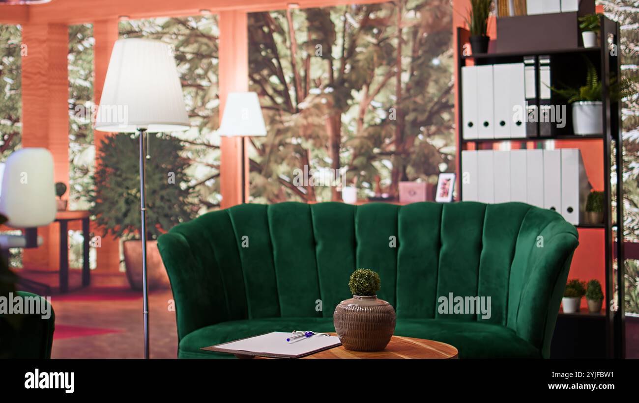 Empty counseling room chair hi-res stock photography and images - Alamy