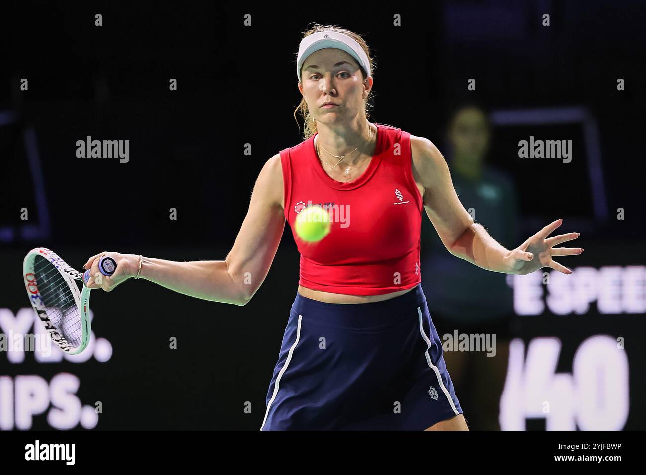 Malaga, Malaga, Spain. 14th Nov, 2024. Danielle Collins of United ...