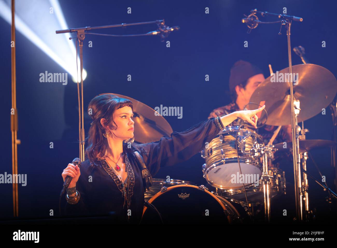 Finnish blues and blues rock singer-songwriter Ina Forsman in concert ...