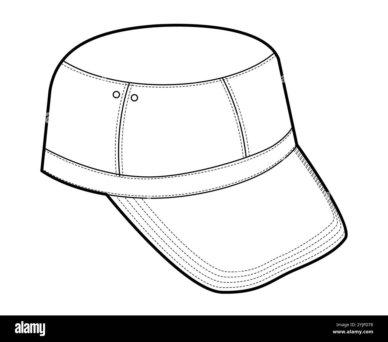 Women trucker cap vector hi-res stock photography and images - Alamy