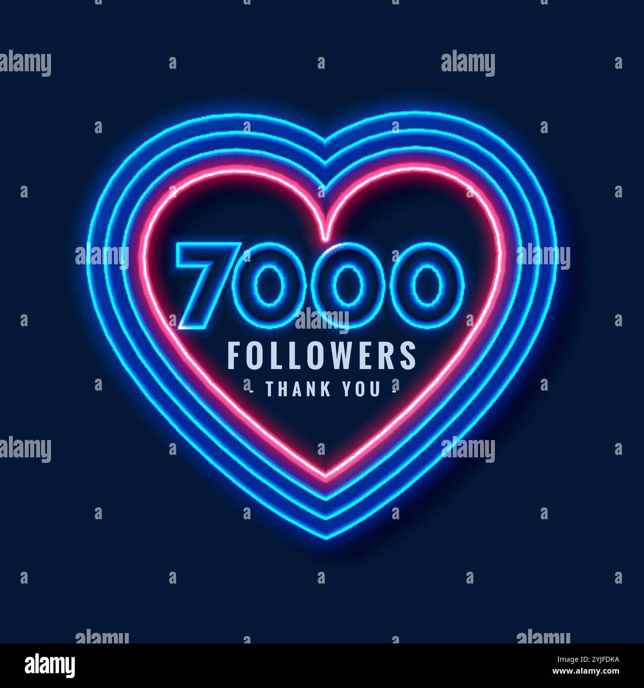7k followers Stock Vector Images - Alamy