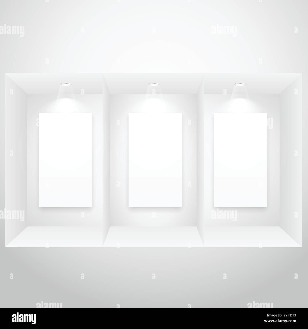 display window with picture frame Stock Vector Image & Art - Alamy