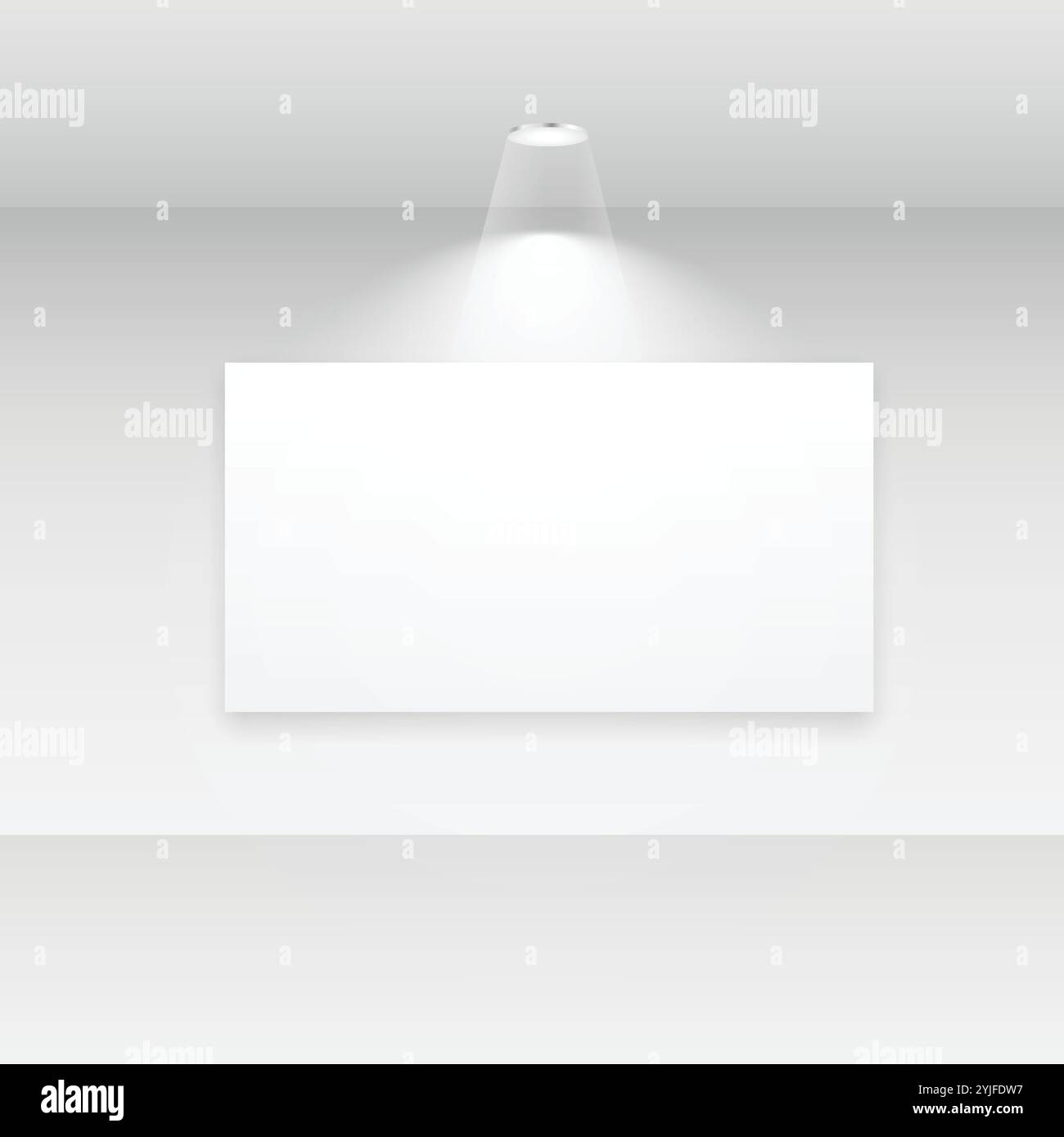 gallery interior with empty frames Stock Vector Image & Art - Alamy