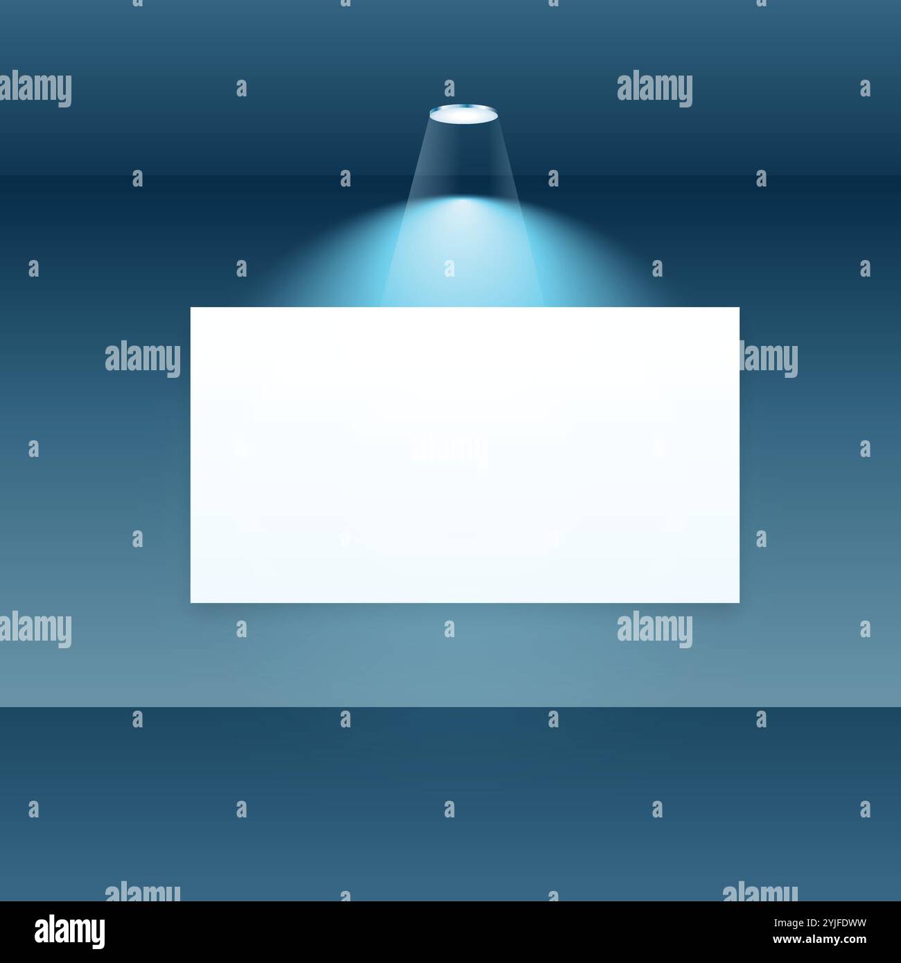 empty display frame with spot light Stock Vector Image & Art - Alamy