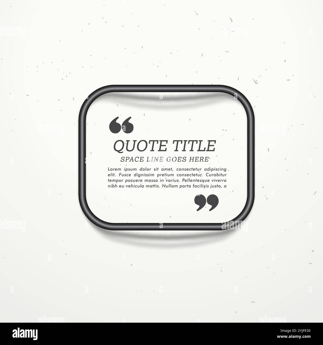Quotation frame message quote memo hi-res stock photography and images ...