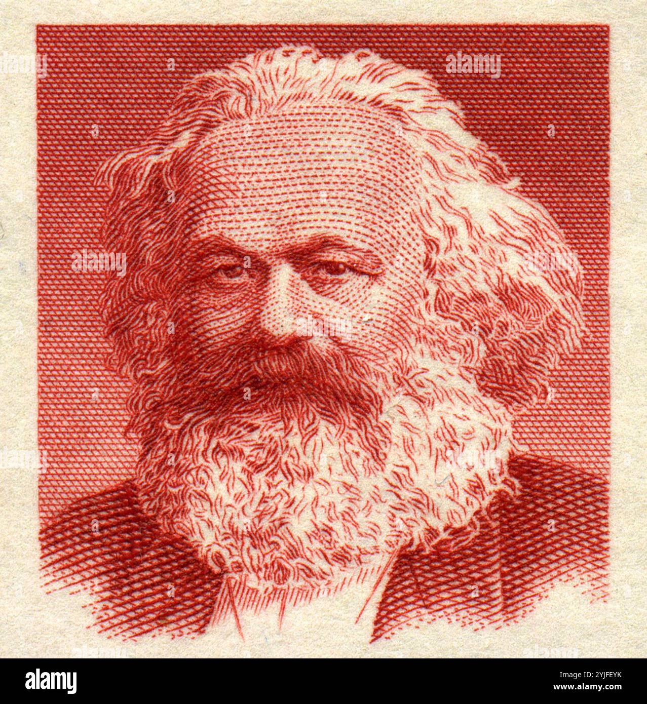 Portrait of Karl Marx (1818-1883). Museum: Russian State Historical ...