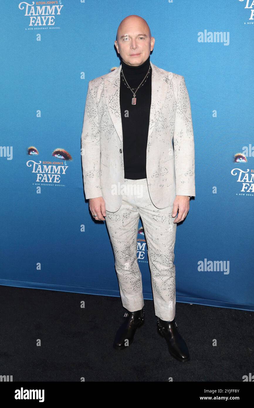 Michael Cerveris attends the Broadway opening night of "Tammy Faye" at ...