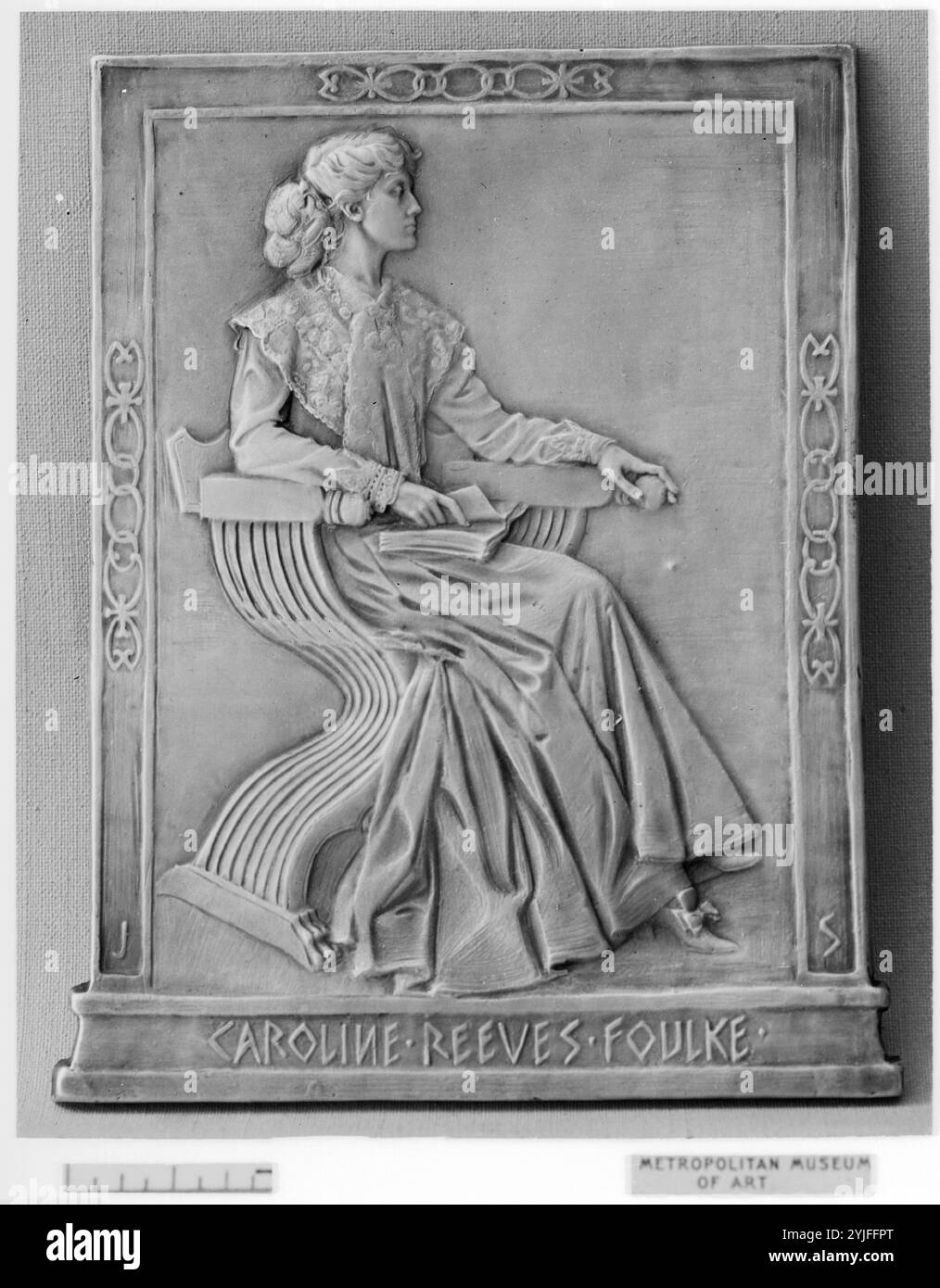 Caroline Reeves Foulke. Artist: Janet Scudder (American, Terre Haute ...