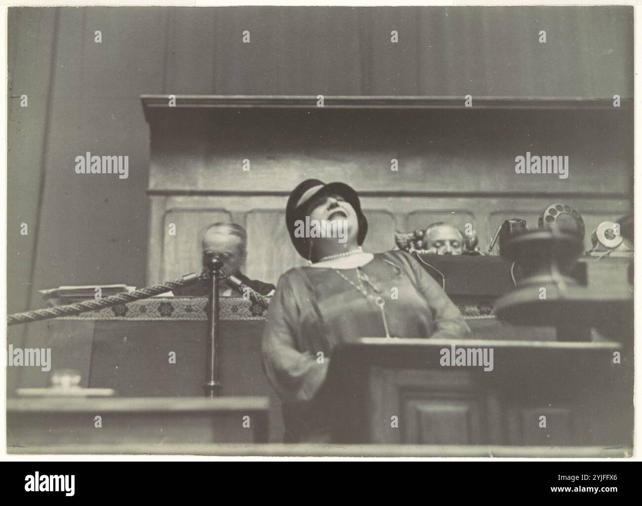 Madame Elena Vacarescu. Artist: Erich Salomon (German, Berlin 1886-1944 Auschwitz, Poland ...