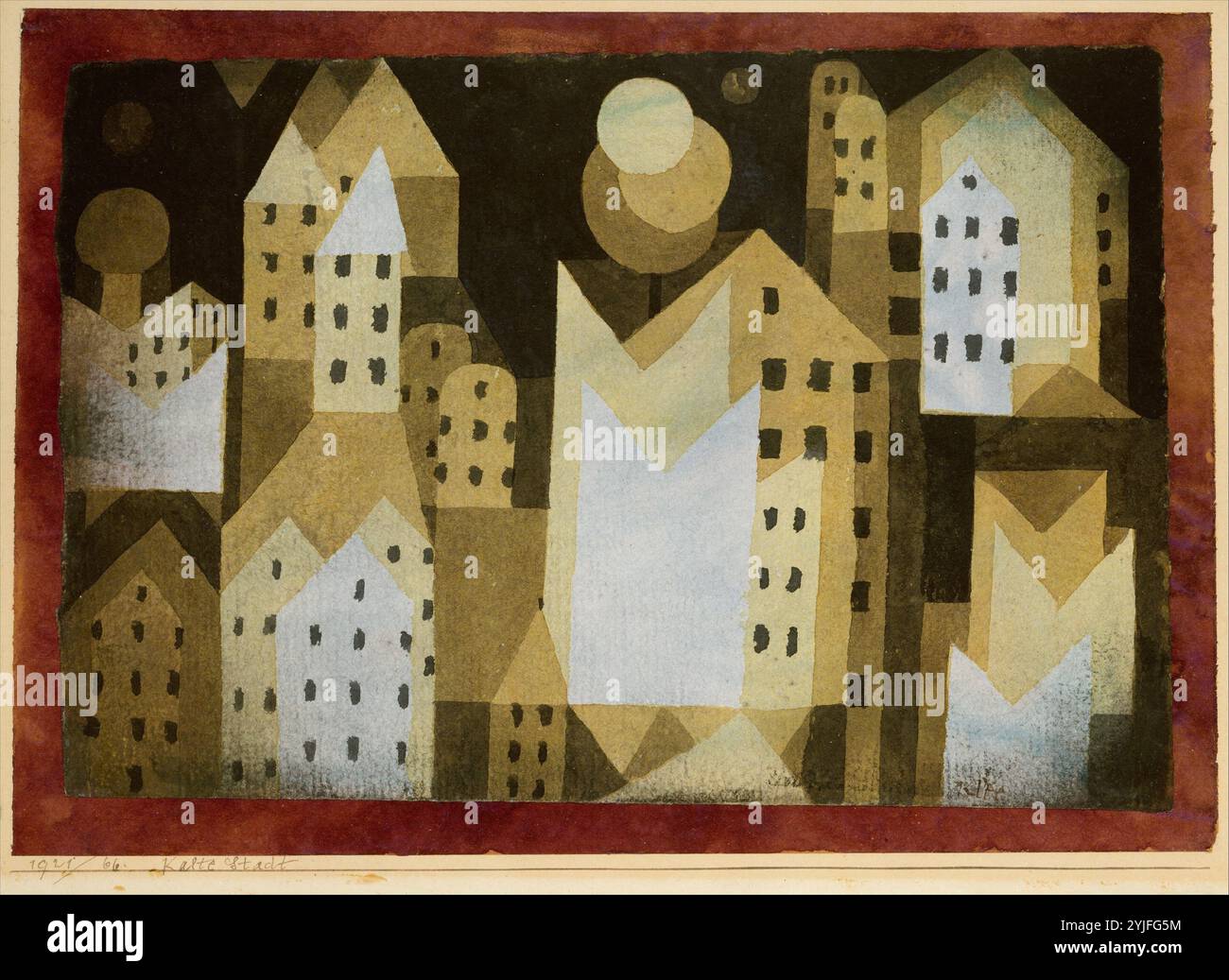 Cold City. Artist: Paul Klee (German (born Switzerland), Münchenbuchsee ...