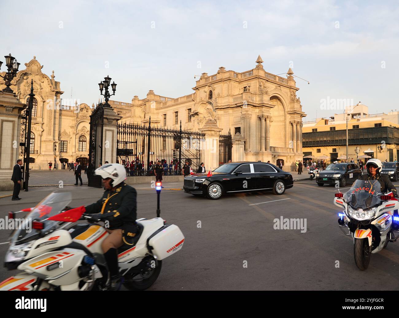 Lima, Peru. 14th Nov, 2024. Chinese President Xi Jinping attends a ...