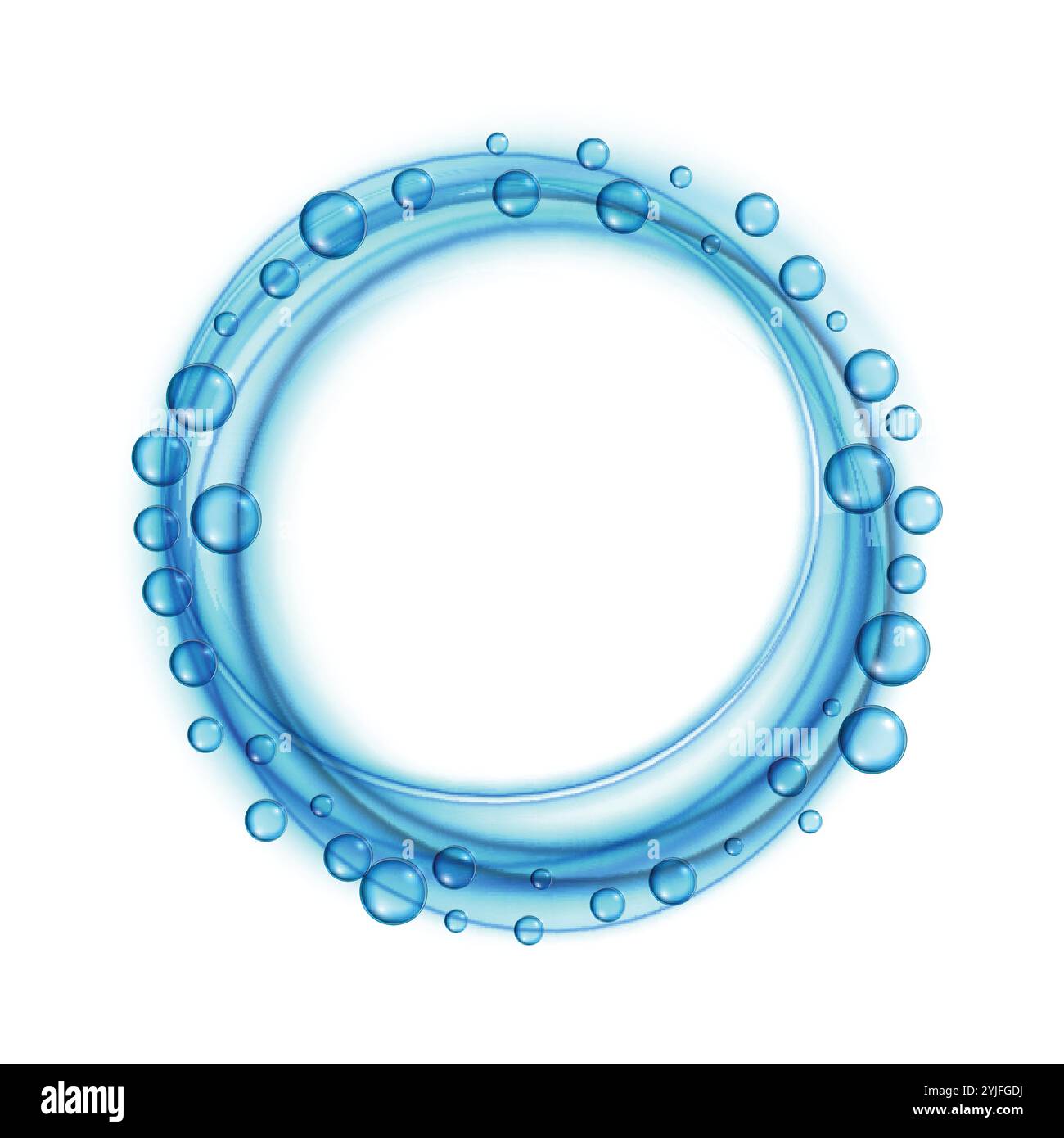 soap water bubbles blue frame background Stock Vector Image & Art - Alamy