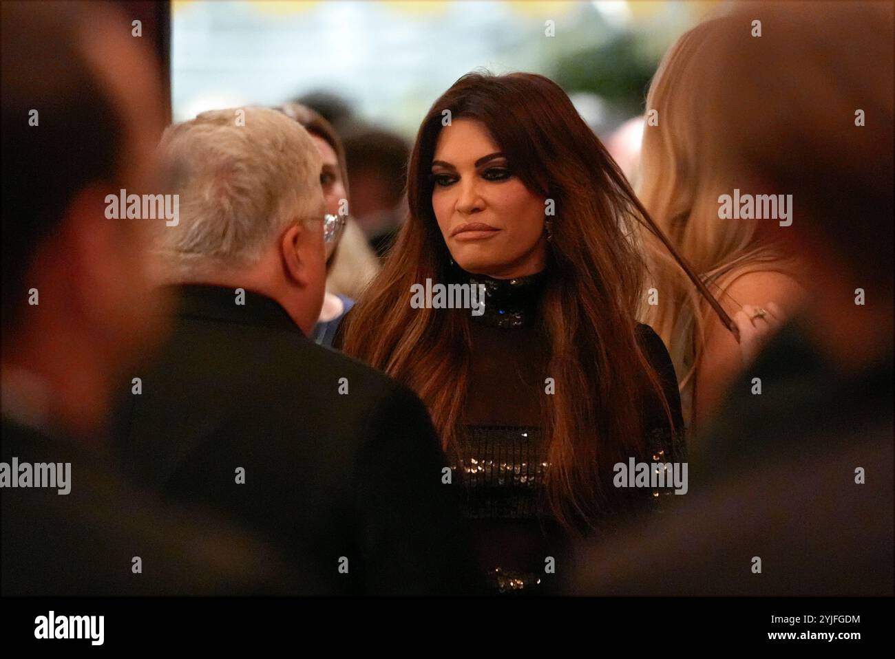 Kimberly Guilfoyle, fiancé of Donald Trump Jr., arrives before ...