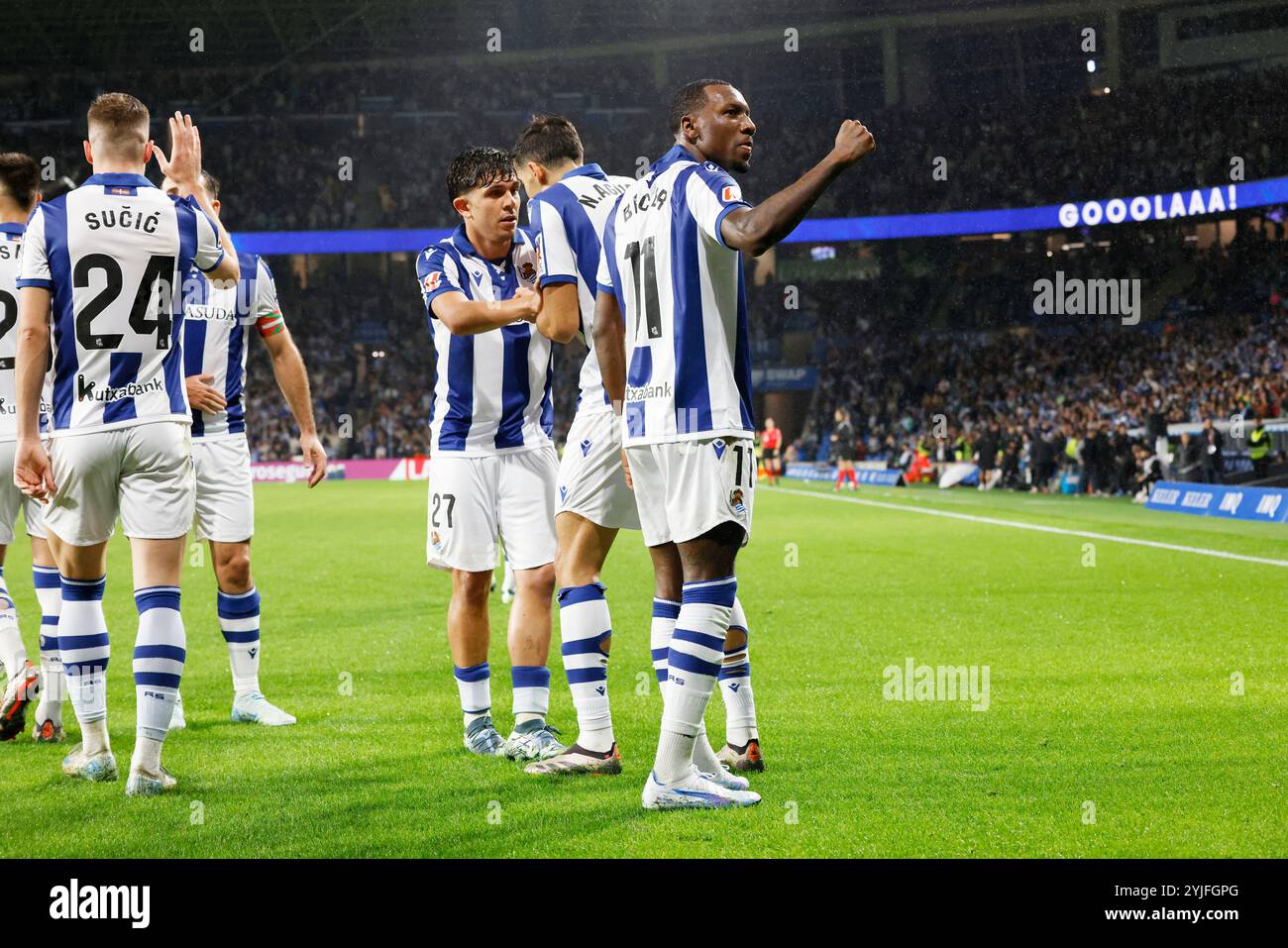 San Sebastian, Spain. Credit: D. 10th Nov, 2024. Sheraldo Becker ...