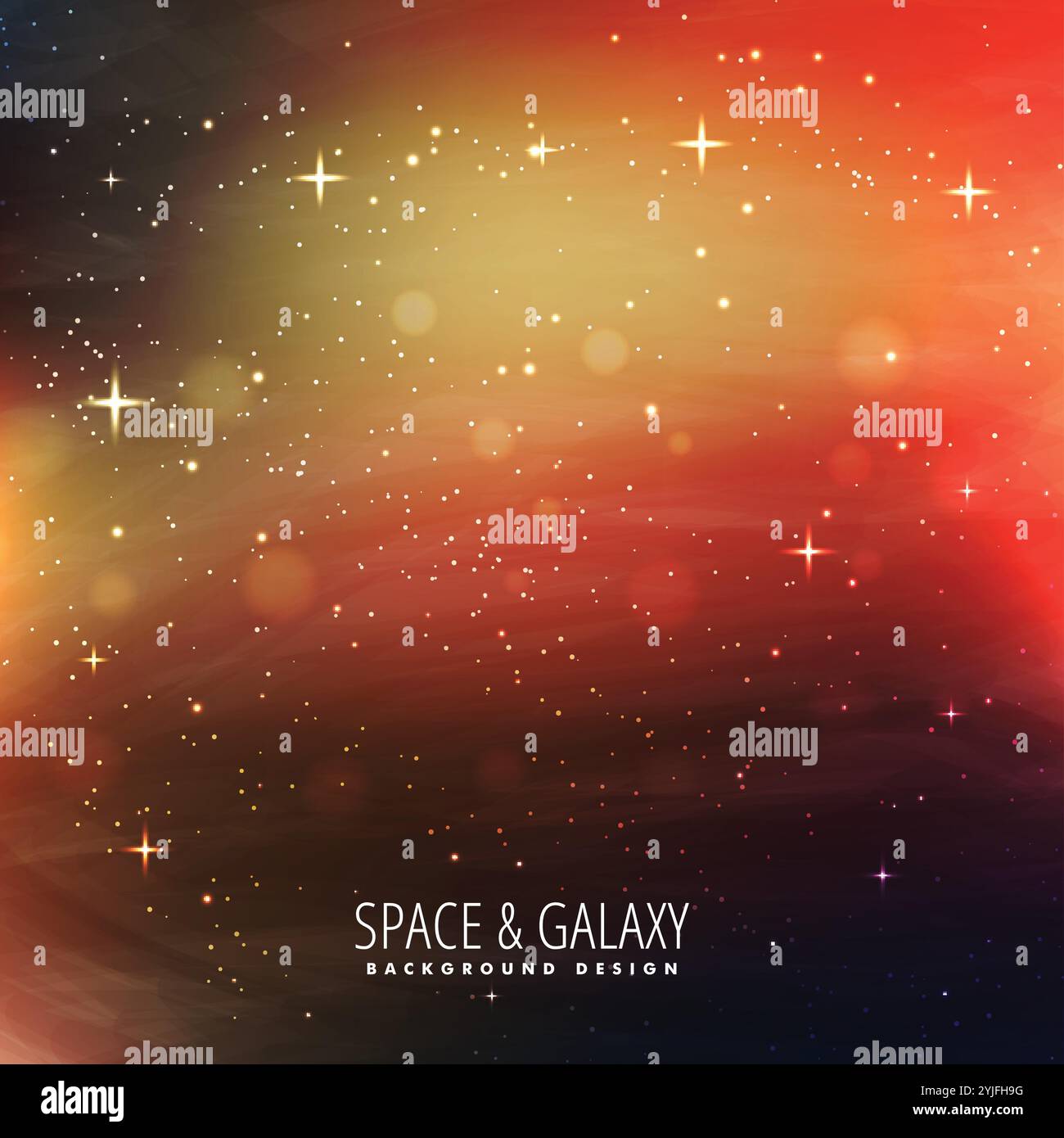 abstract colorful beautiful universe stars galaxy background Stock ...