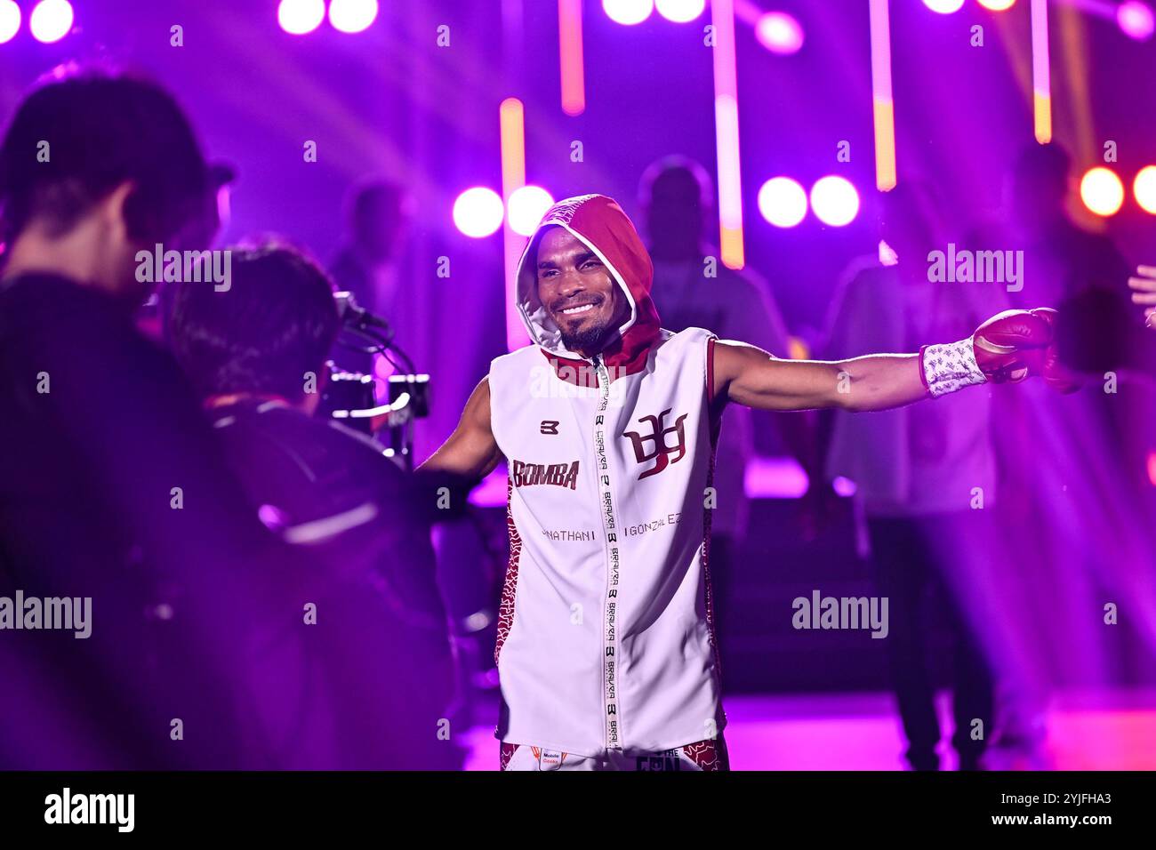 Tokyo, Japan. 14th Oct, 2024. Challenger Puerto Rico's Jonathan ...