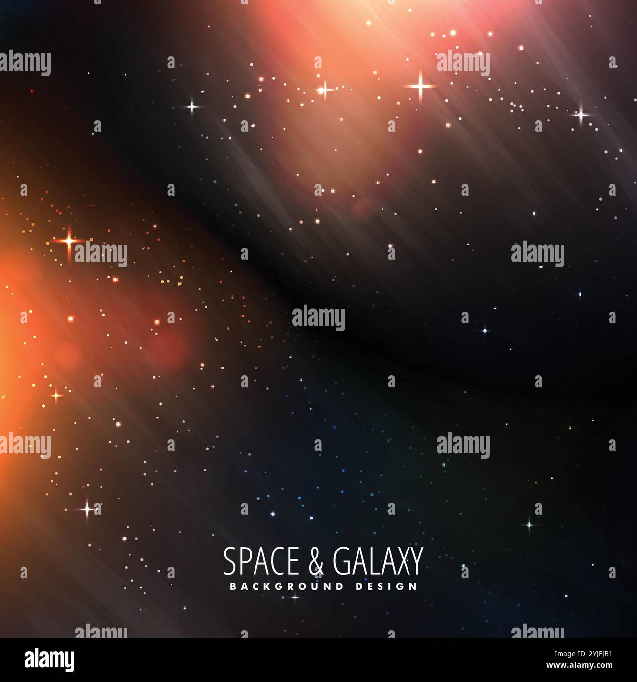 abstract colorful beautiful universe stars galaxy background Stock ...