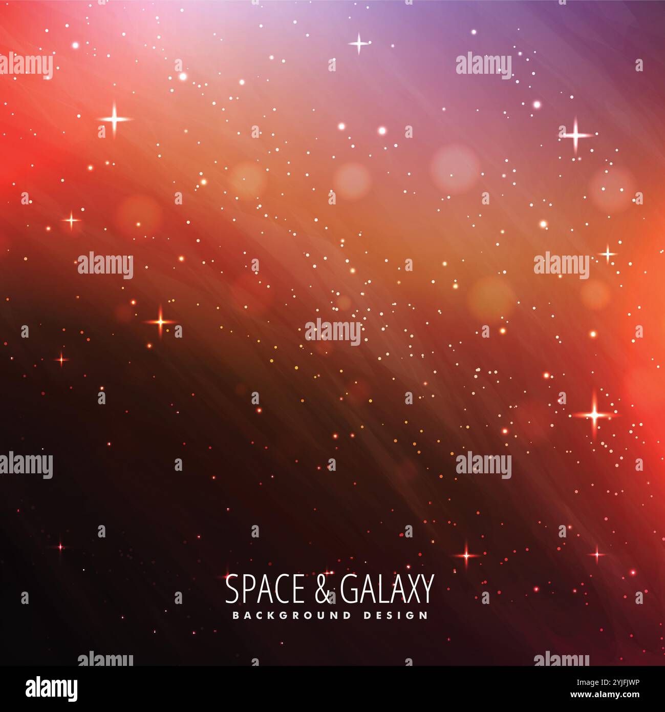 abstract colorful beautiful universe stars galaxy background Stock ...