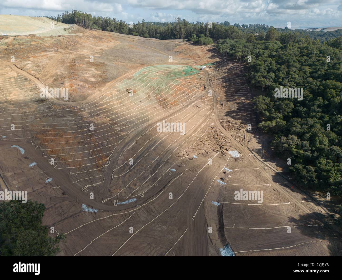Straw wattles erosion hi-res stock photography and images - Alamy